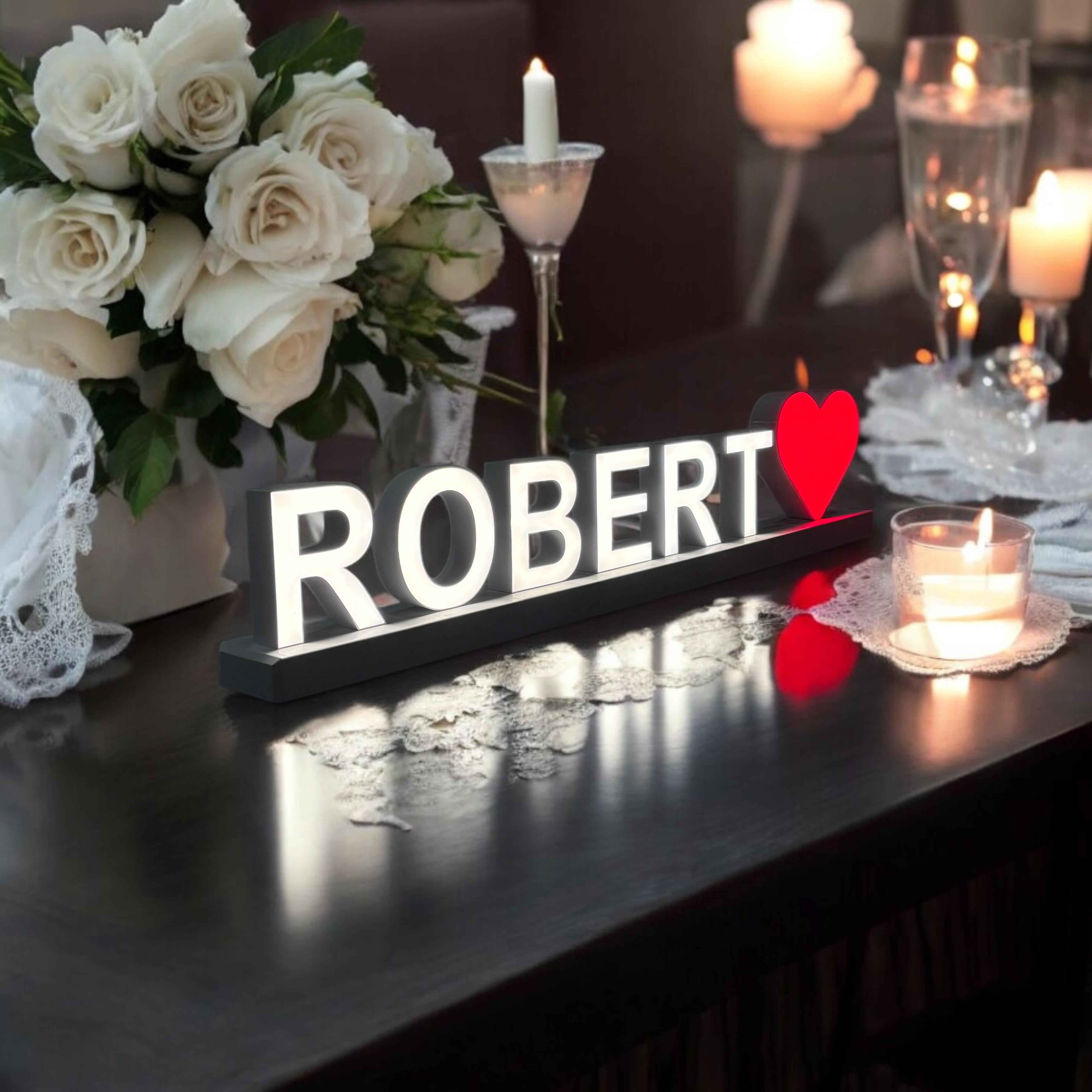 Magnetic LED Letters for Wedding Decor | Illuminate Your Love Story ...